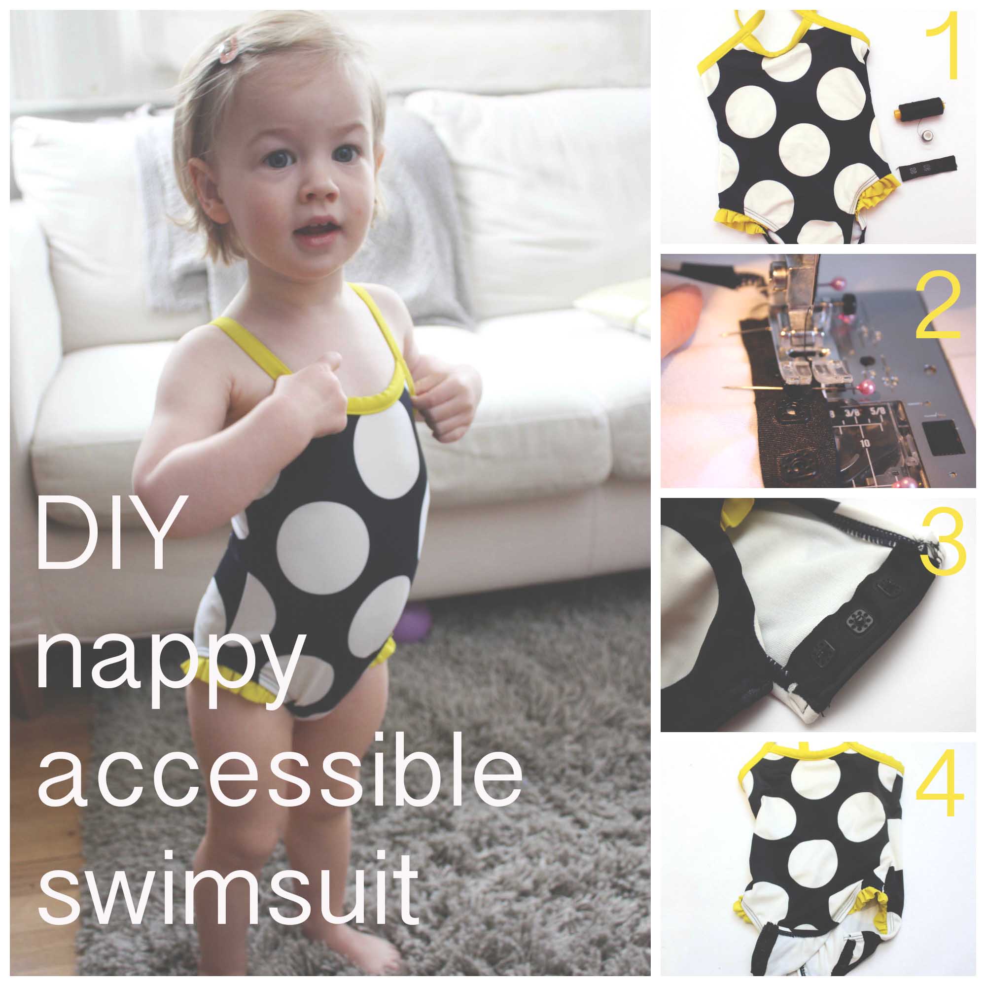 Diy Nappy Accessible Swimsuit Tutorial Sewtorial